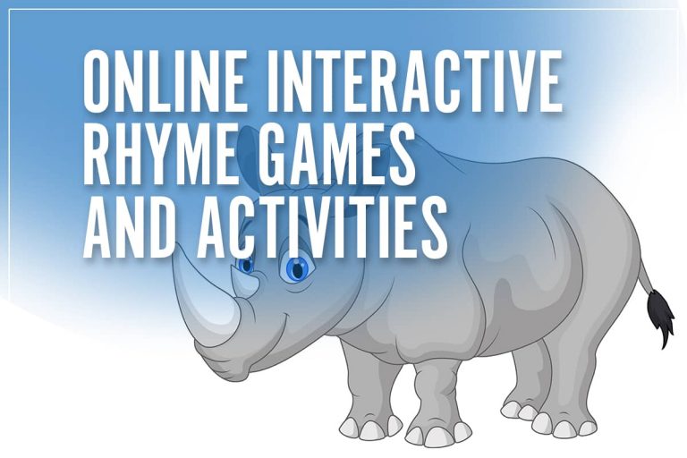 Online Interactive Rhyme Games and Activities to Play Right Now
