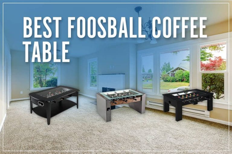 6 Best Foosball Coffee Tables Reviews 2023 │ Retracting & Glass Top